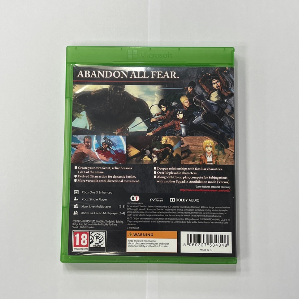 Attack On Titan 2 Xbox One - Own4Less